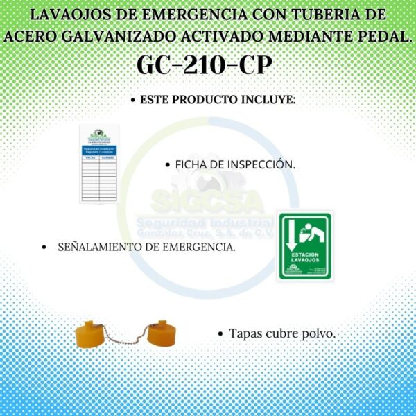 LAVAOJOS COLUMNA GC-210-CP - SIGCSA