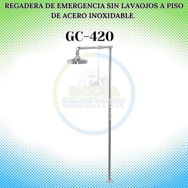 REGADERA A PISO GC-420 - SIGCSA
